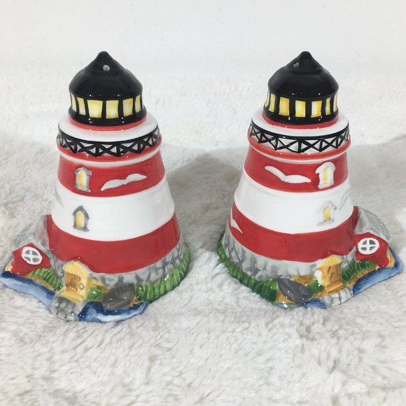 Kitchen | Lighthouse Porcelain Salt Pepper Shakers | Poshmark